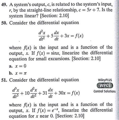Solved A System S Output C Is Related To The System S Chegg