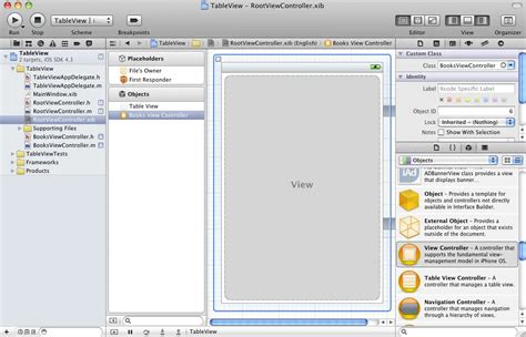 Creating A Navigation Based Ios 4 Iphone Application Using Tableviews