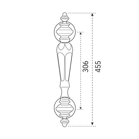 Pull Handle Modulo 455mm Php 9110 Paloma Official Website