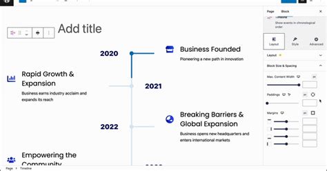 How To Use The Timeline Block Stackable
