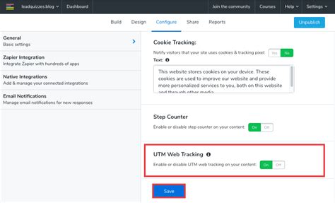 Utm Web Tracking Leadquizzes Knowledge Base