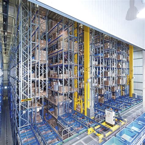 Retrieve Automated Storage Retrieval Rack Asrs Industrial Warehouse