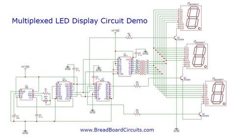 Multiplexed Led Display Circuit