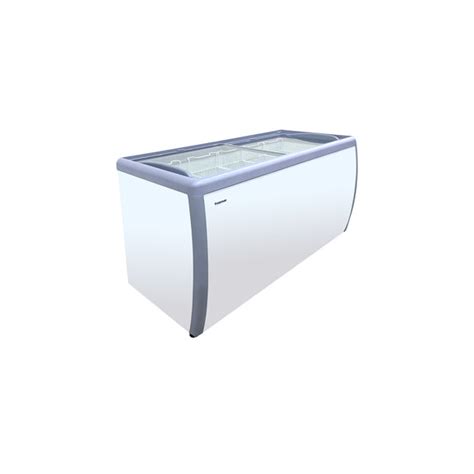 Polarman Plm S460f 60 Mobile Ice Cream Display Freezer Flat Sliding