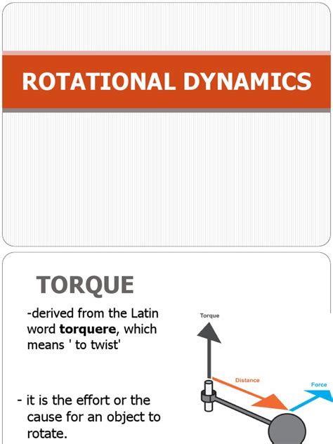 rotational dynamics pdf rotation around a fixed axis torque