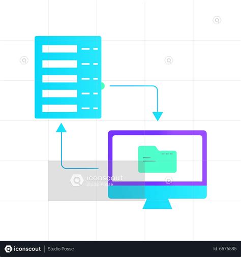 Server Data Transfer Animated Icon Free Download Design And Development