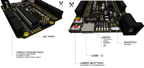 Arduino Board Includes A USB C Port LDR Power Switch And Many Other Features Electronics Lab