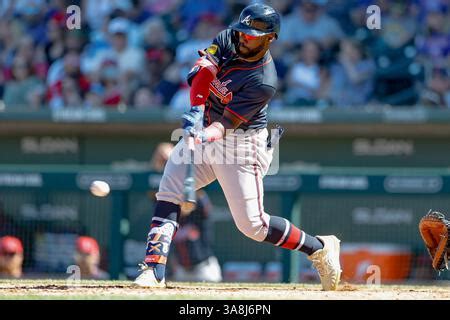 Atlanta Braves Outfielder Michael Harris Ii 23 Celebrates His Solo