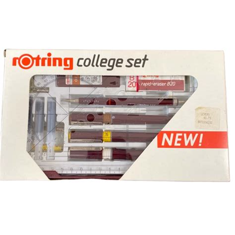 Rotring College Set Technical Drawing Pen Set New In Boxs