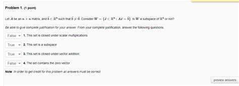 Solved Problem Point Let A Be An N X N Matrix And Chegg Com