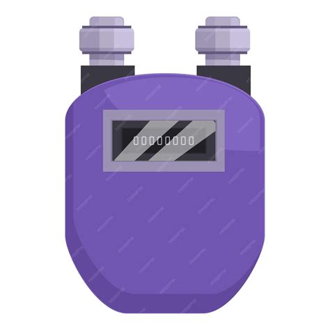 Premium Vector Modern Gas Meter Measuring Gas Consumption In Cubic Meters