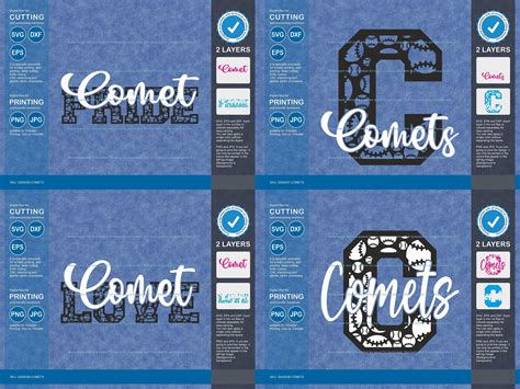 Comets Svg Comet 20 Baseball Svg Mascot Designs Pack Comets Svg Cut