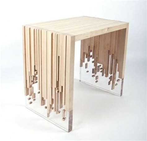 Waterfall Resin Cast Side Table Designer Tables And Resin Works