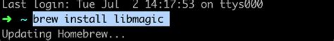 安装 libmagic in Mac OS for Python magic yingzi block 博客园
