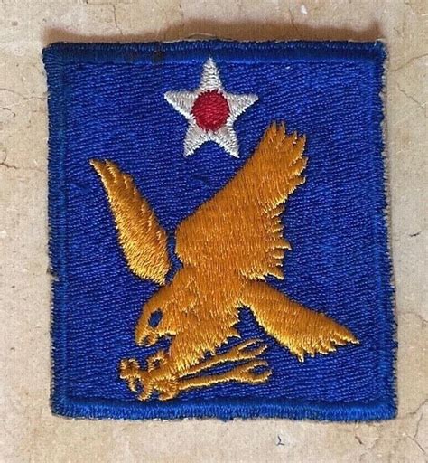 Original Ww2 U S Army Air Forces 2nd Air Force Patch C1942 Eur 3 44