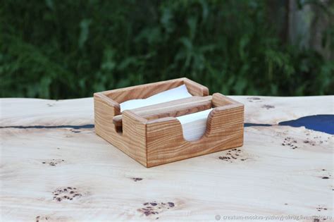 Салфетница деревянная с планкой в интернет-магазине на Ярмарке Мастеров ...