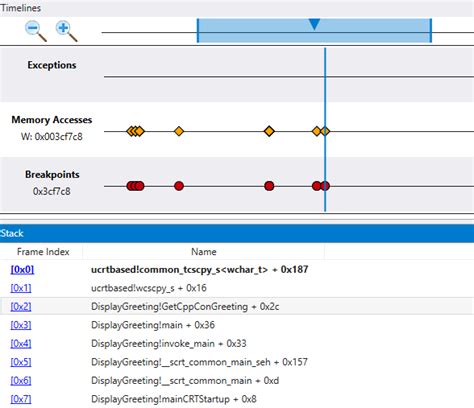 Windbg Time Travel Timelines Windows Drivers Microsoft Learn