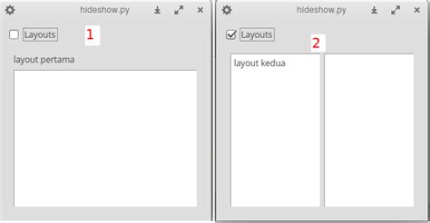Cara Menampilkan 2 Buah Tampilan Dalam Gui Window Python Menggunakan