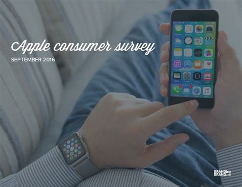 Apple Consumer Survey September 2016