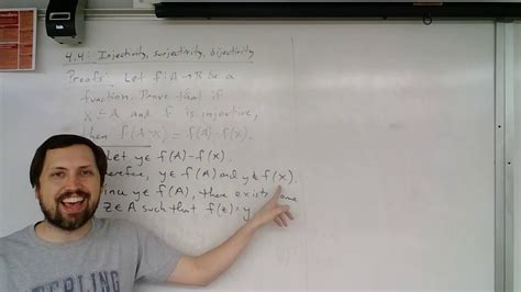 Section 4 4 Part 6 Function Proof With Injective Youtube