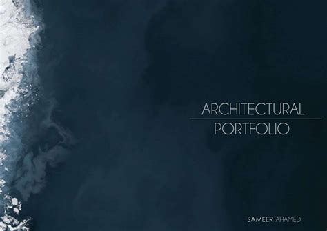 Architectural Portfolio By Sameer Ahamed Issuu
