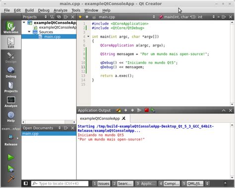 Qt5 Qt Console E Qt Widgets Cleiton Bueno