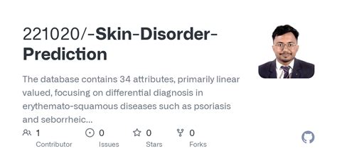 Github 221020 Skin Disorder Prediction The Database Contains 34 Attributes Primarily Linear
