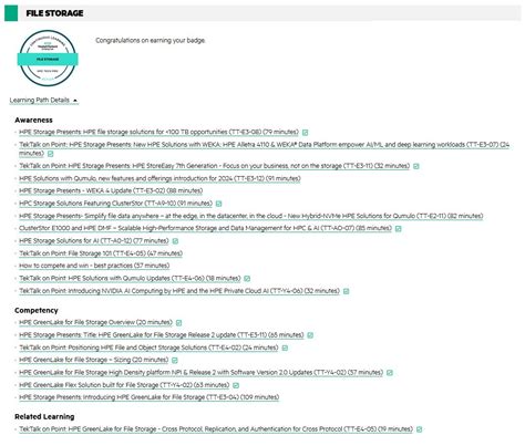Darren Nancarrow On Linkedin Some More Updates On My Hpe Continuous Learning Badges Achieved