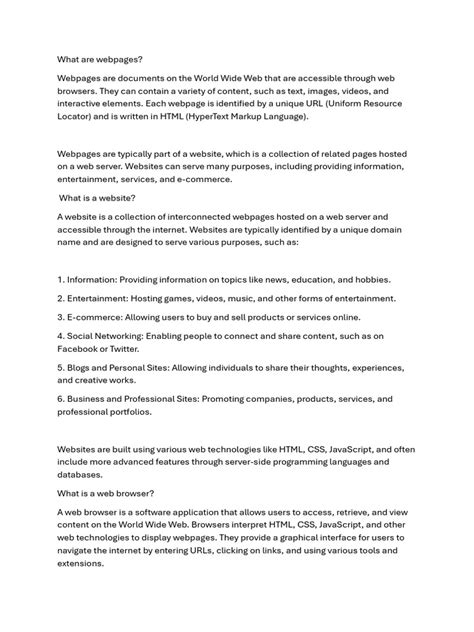 Web Ap Pdf World Wide Web Internet And Web