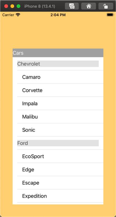 Ios Multi Header Sections In Uitableview Swift Stack Overflow