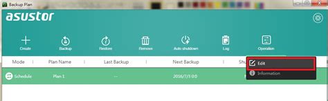 introduction to backup plan asustor nas