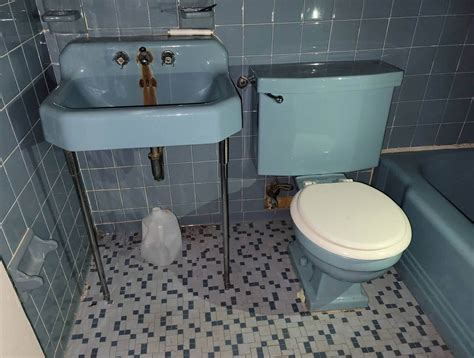 From The Forum Free Vintage Blue Sink And Toilet