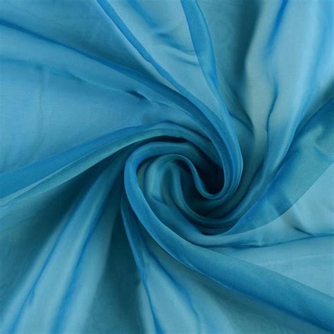 Тюль однотонний шифон синій — ціна 225 грн у каталозі Штори Купити товари для дому та побуту за