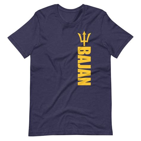 Flag Of Barbados T Shirt Bajan Roots Tee Broken Trident Apparel Etsy