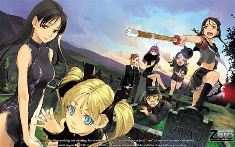 God Hand Artist Original Highres 6girls Blonde Hair Blue Eyes