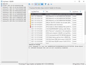Sql Agent Insights Documentation Log Viewer Overview Sql Agent Insights Wiki