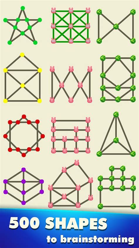 1 Line Draw 1 Stroke By One Touch Shape Games Apk For Android