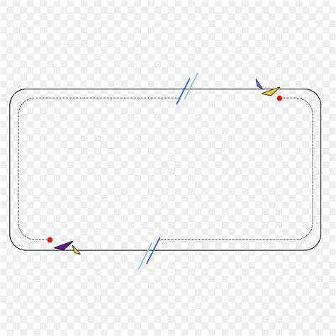 Simple Rectangle Border Png Image Simple Technology Rectangle Border