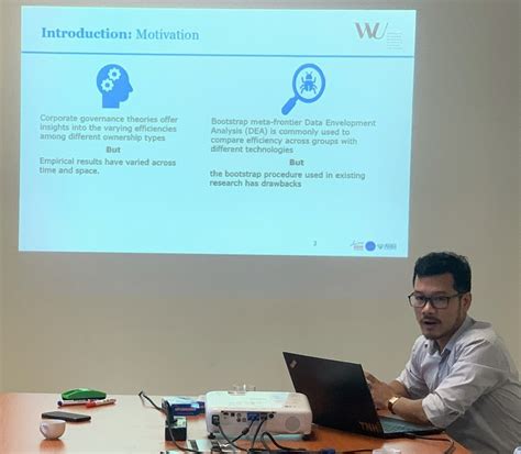 Toạ đàm Khoa Học “unified Bootstrap Meta Frontier Dea Comparative