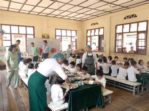 ပြည်ကြီးမဏ္ဍိုင်မြို့၌ Kg ကျောင်းသား သူများအား အာဟာရကျွေးမွေးခြင်းဆောင်ရွက် Information And