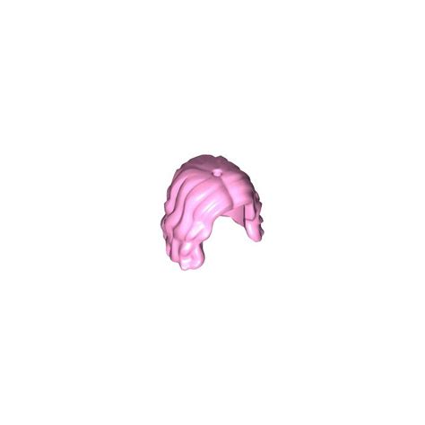 Lego Bright Pink Long Hair With Side Parting 2632 Brick Owl