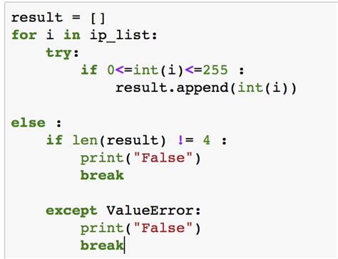 Python python for文の中にif文を入れた際のelseteratail