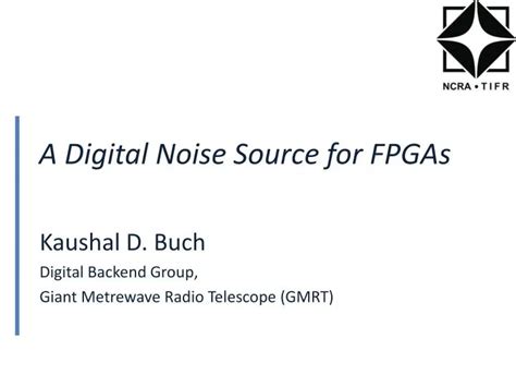 ppt a digital noise source for fpgas powerpoint presentation free download id 4727479