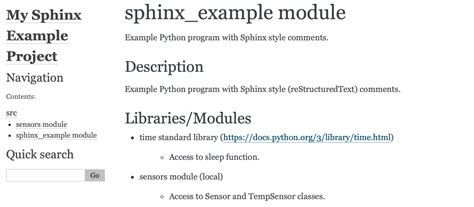 Documenting Python Programs With Sphinx Woolsey Workshop