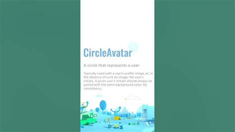 Circleavatar Widget In Flutter Flutter Widgets Part 11 Youtube