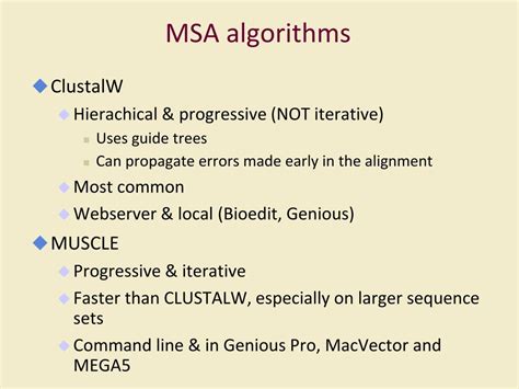 ppt multiple sequence alignments advanced blast searches powerpoint