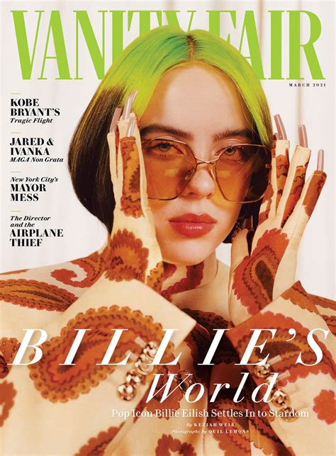 Billie Eilish Photoshoot For Vanity Fair March 2021 • Celebmafia