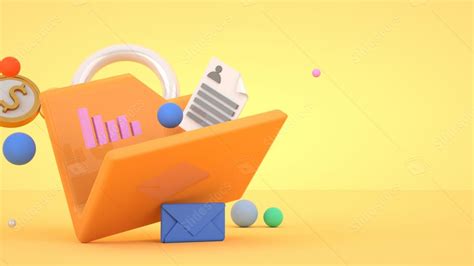 business data c4d cartoon powerpoint background for free download slidesdocs