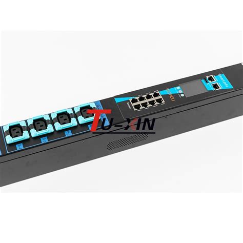 16 outlet c13 c19 us vertical tcp ip sensor breaker eco smart rack pdu