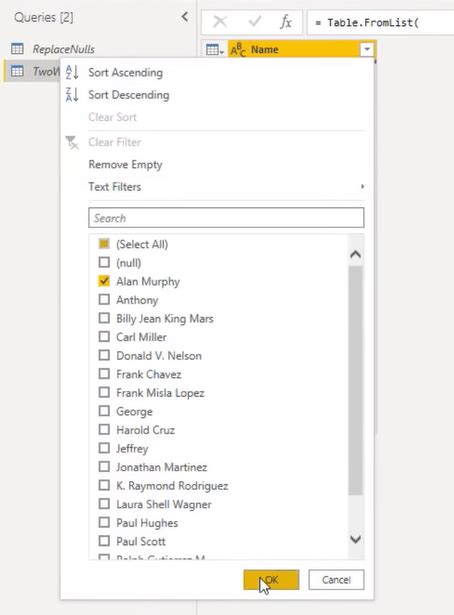 Coalesce Operator Power Query Application Master Data Skills Ai